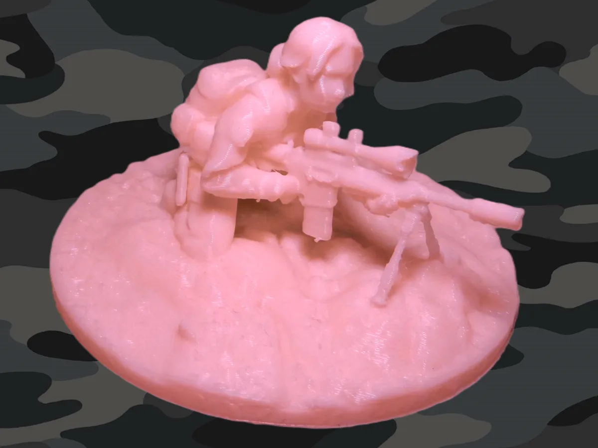 Pink Army Girl 17 by Scott MakerWorld: Download Free 3D Models