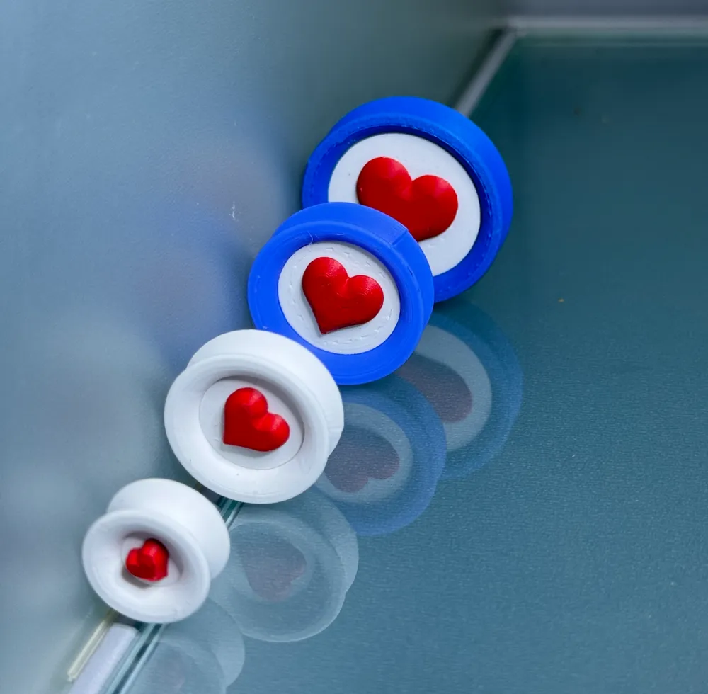 universal Flesh Plug - Earplug'n'Play System 3D-Hearts 10 - 30 mm ...