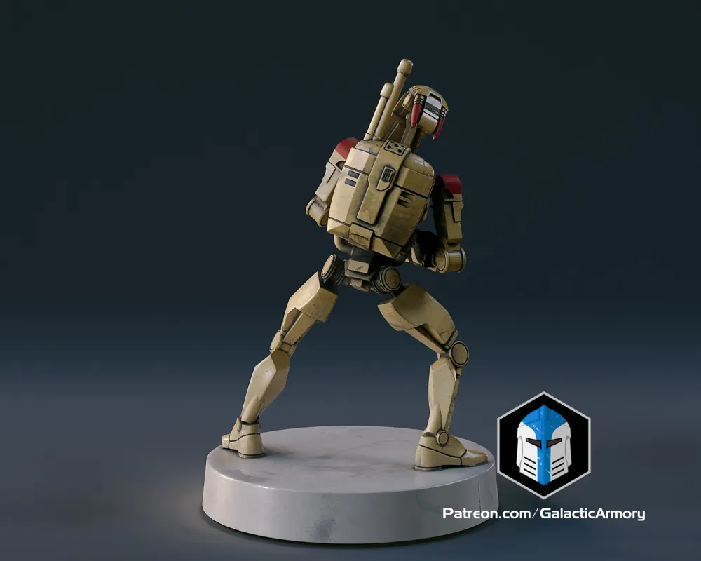 Battle Droid Figurine - Heavy by Galactic Armory - MakerWorld