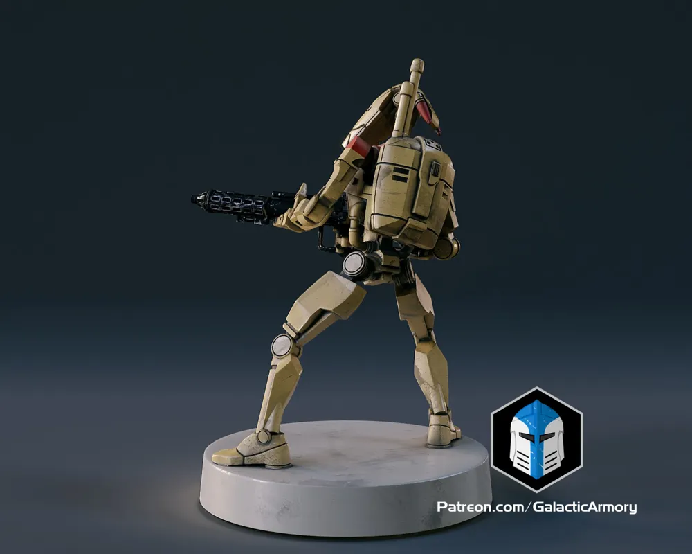 Battle Droid Figurine - Heavy by Galactic Armory MakerWorld: Download ...