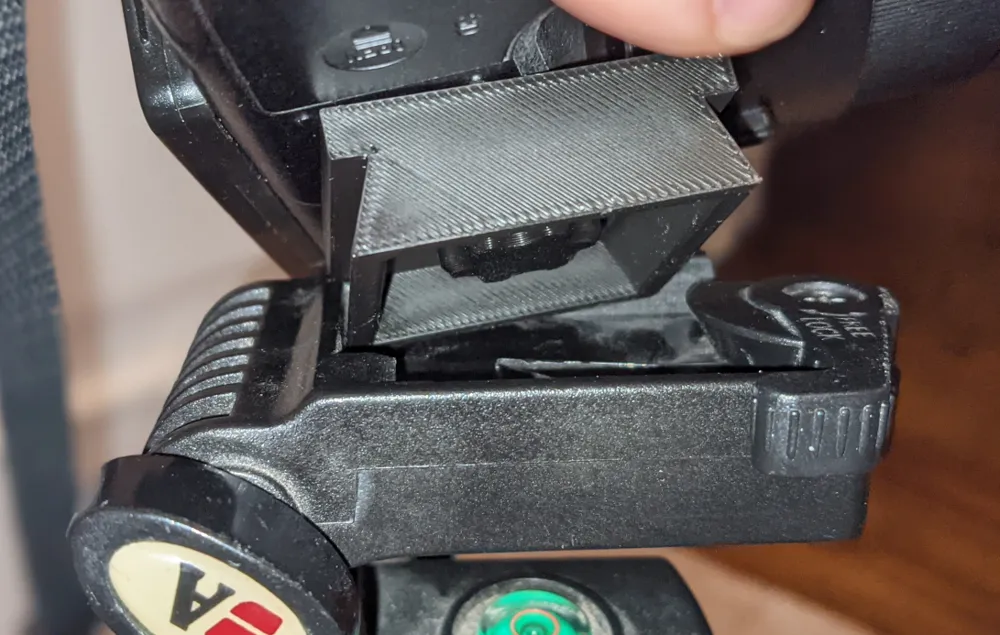 Cam locking camera mount for quick release tripod Remixed by E - MakerWorld