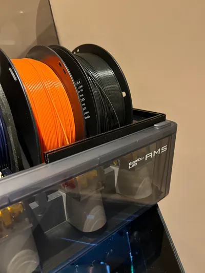 Bambulab ams lid wedge riser for allowing use of taller spools while ...