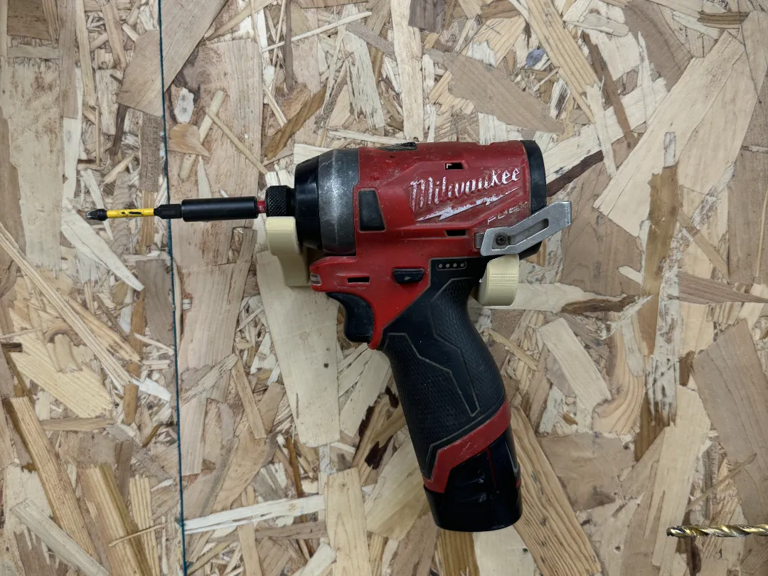 Milwaukee M12 Impact Drill 1/4 Wall Mount - Free 3D Print Model ...