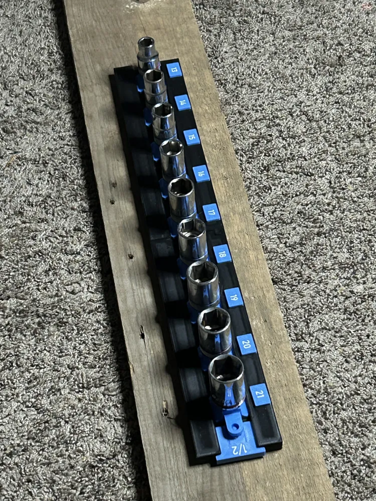 Modular 1/2” Drive Metric Socket Storage - Free 3D Print Model - MakerWorld