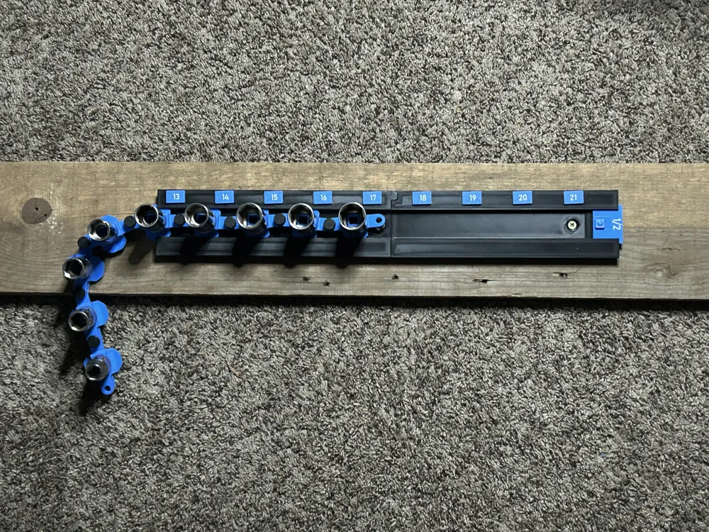 Modular 1/2” Drive Metric Socket Storage - Free 3D Print Model - MakerWorld