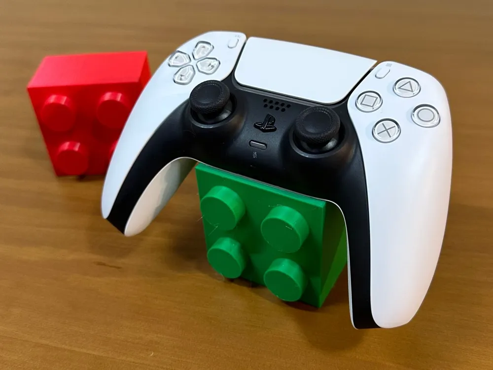 2x2 Brick PS5 Controller Stand or display Block by UniDuni3d MakerWorld ...