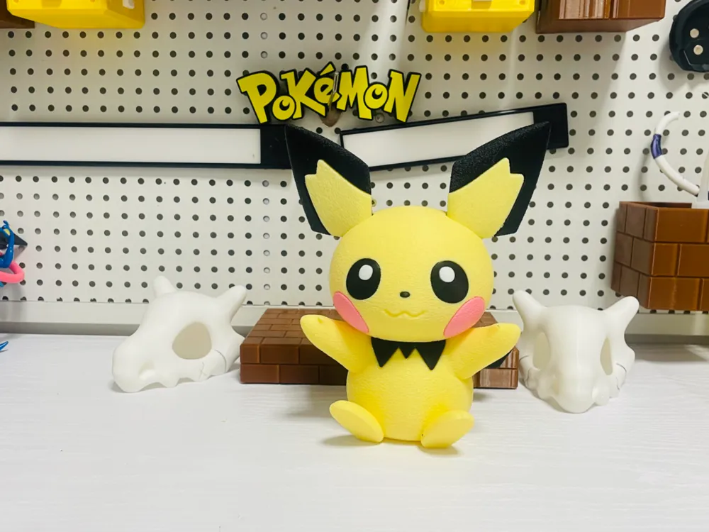 Pokémon — Pichu (Multi-color Assembly, No AMS) Pichu Pokémon by 手残的Leo ...