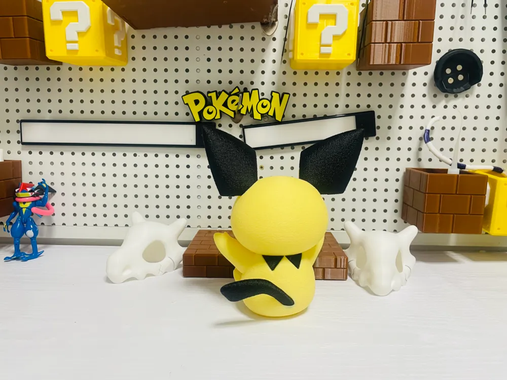 Pokémon — Pichu (Multi-color Assembly, No AMS) Pichu Pokémon by 手残的Leo ...