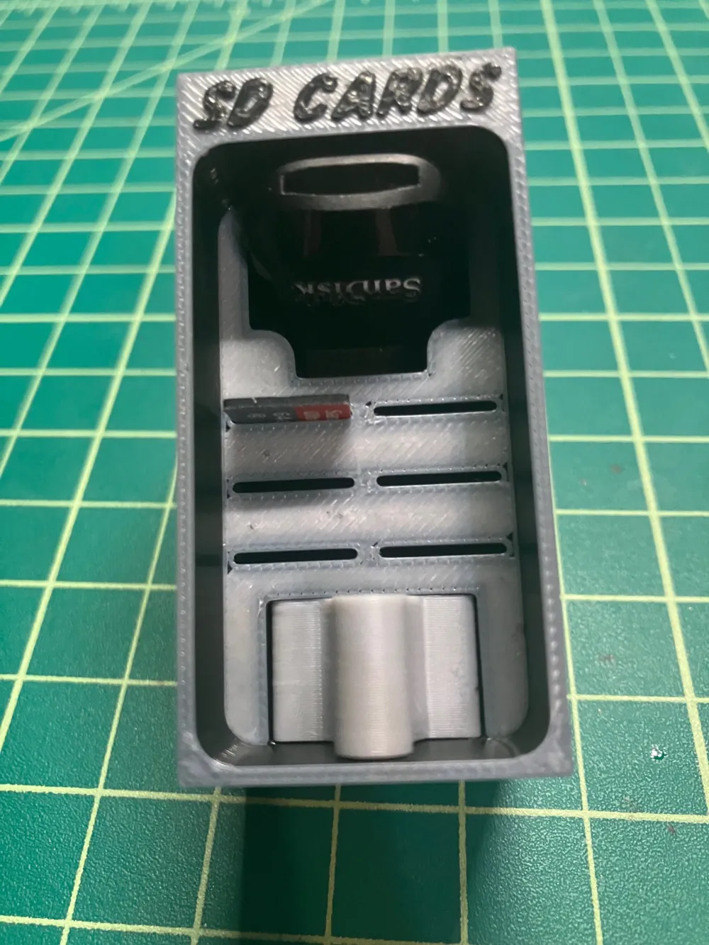 SD Card Insert for Babo Drawers (1x2) by LarryCnAZ - MakerWorld