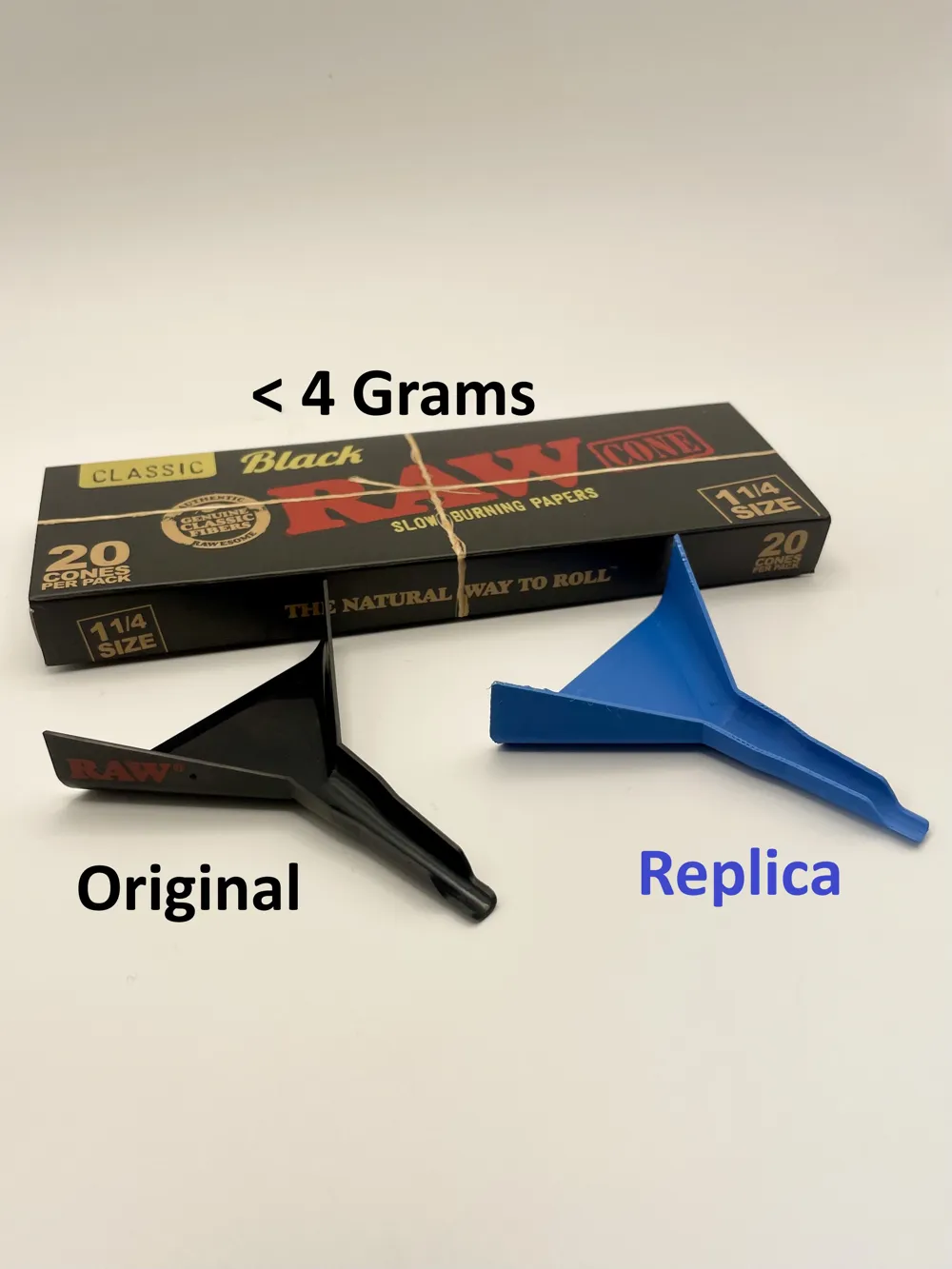 RAW Cone Loader Replica 1 1/4 & Lean - Free 3D Print Model - MakerWorld