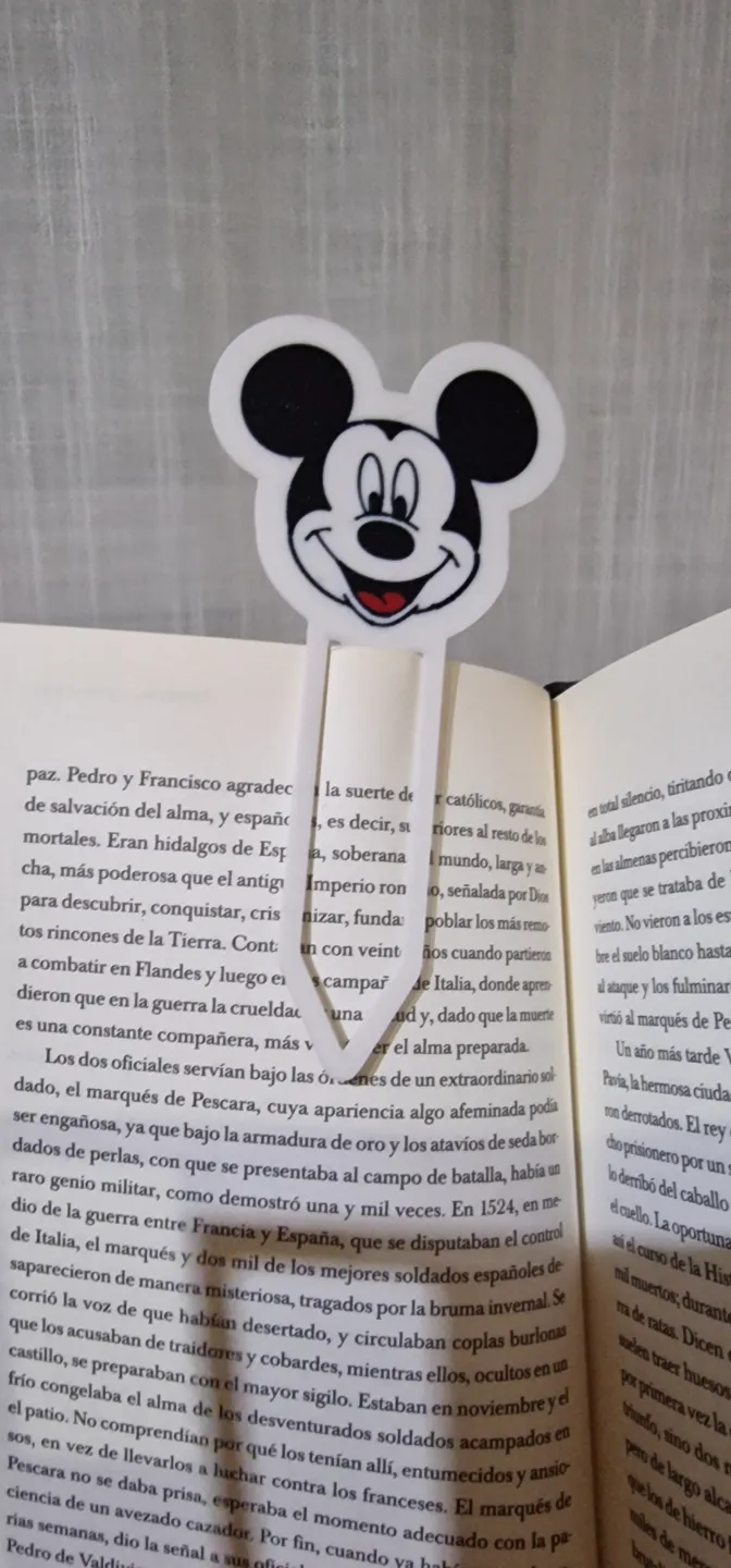 MICKEY MOUSE bookmark Marcador libros MICKEY MOUSE by darvil66 - MakerWorld