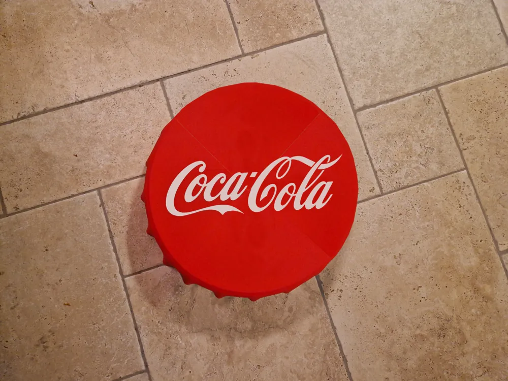 Round modular Coca-Cola shelf by nyx_nk - MakerWorld