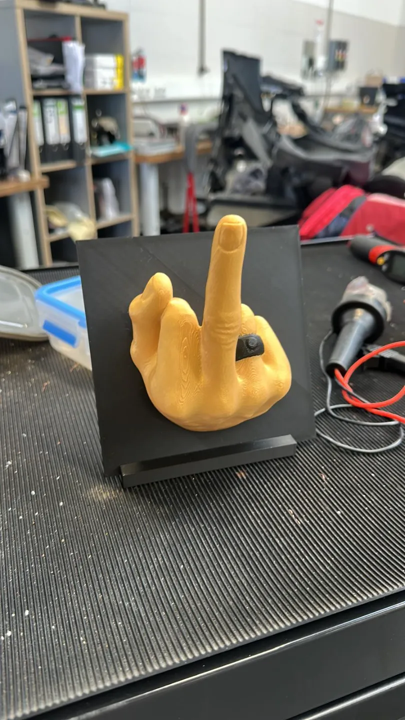 Middle Finger - 3D Print including Base by Maxdruckt‘s MakerWorld ...