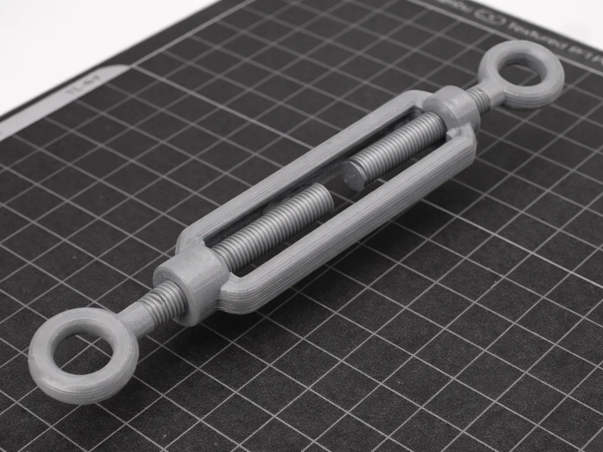 Turnbuckle with Eyelets (Turnbuckle-Style) - Free 3D Print Model ...