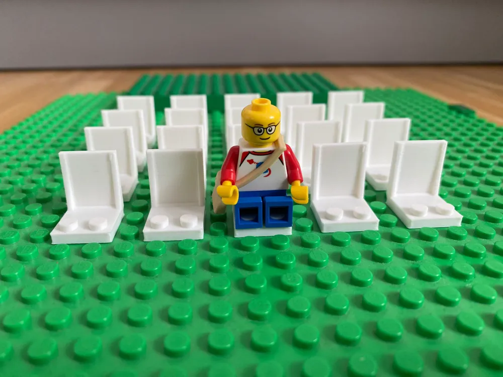 Lego Brick Chair by Aflex - MakerWorld