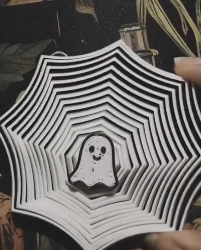 Fidget Spiderweb Twist with 4 pins - Free 3D Print Model - MakerWorld