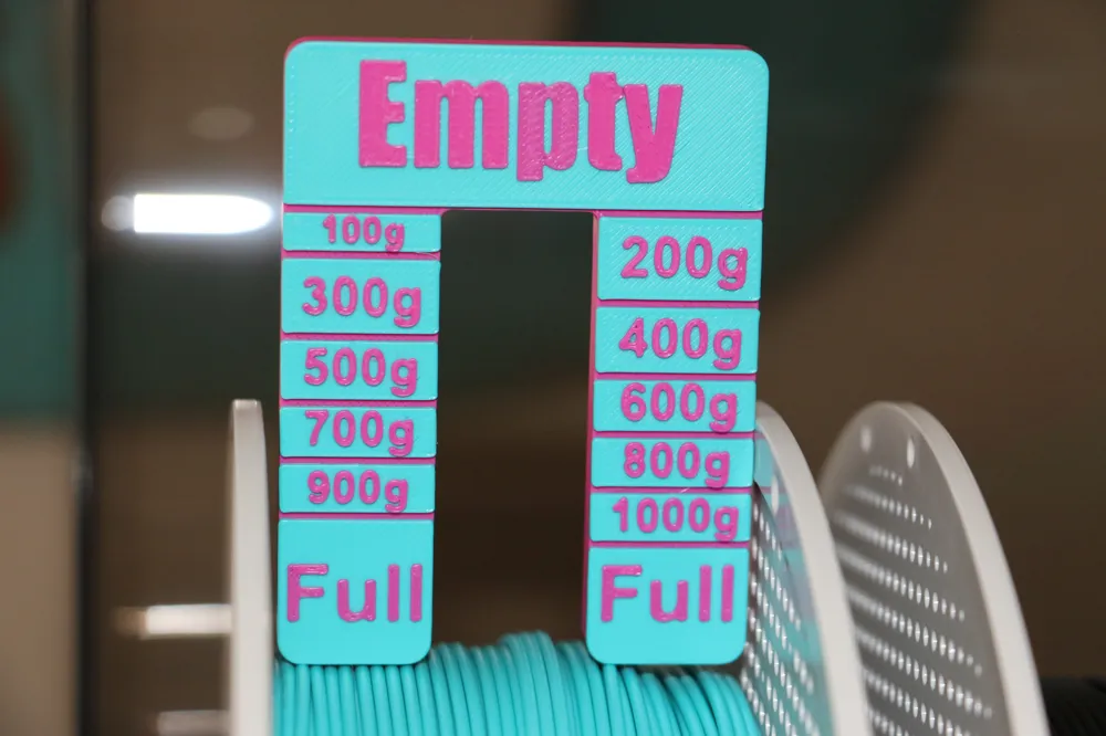 Filament Weight Gauge How Much Is Left? by SlickPrint MakerWorld ...