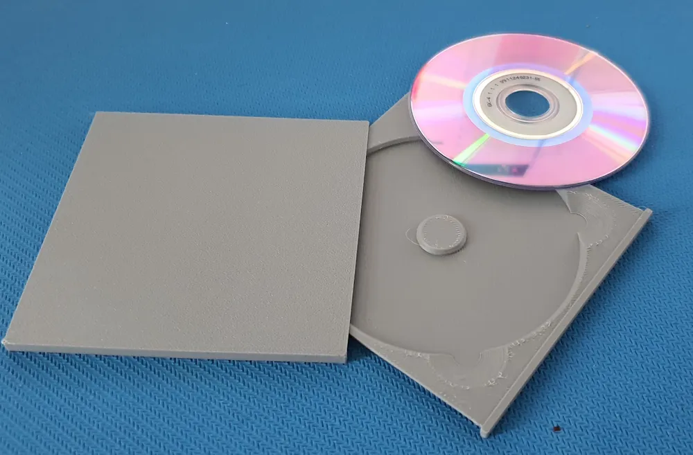 Case for a single Mini-CD (80mm) by jhe_42 - MakerWorld