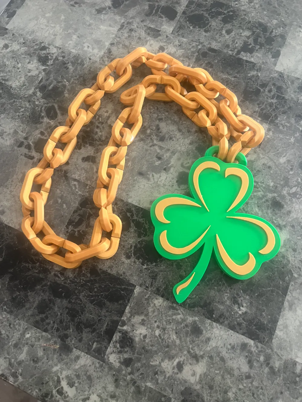 Shamrock Chain - Free 3D Print Model - MakerWorld