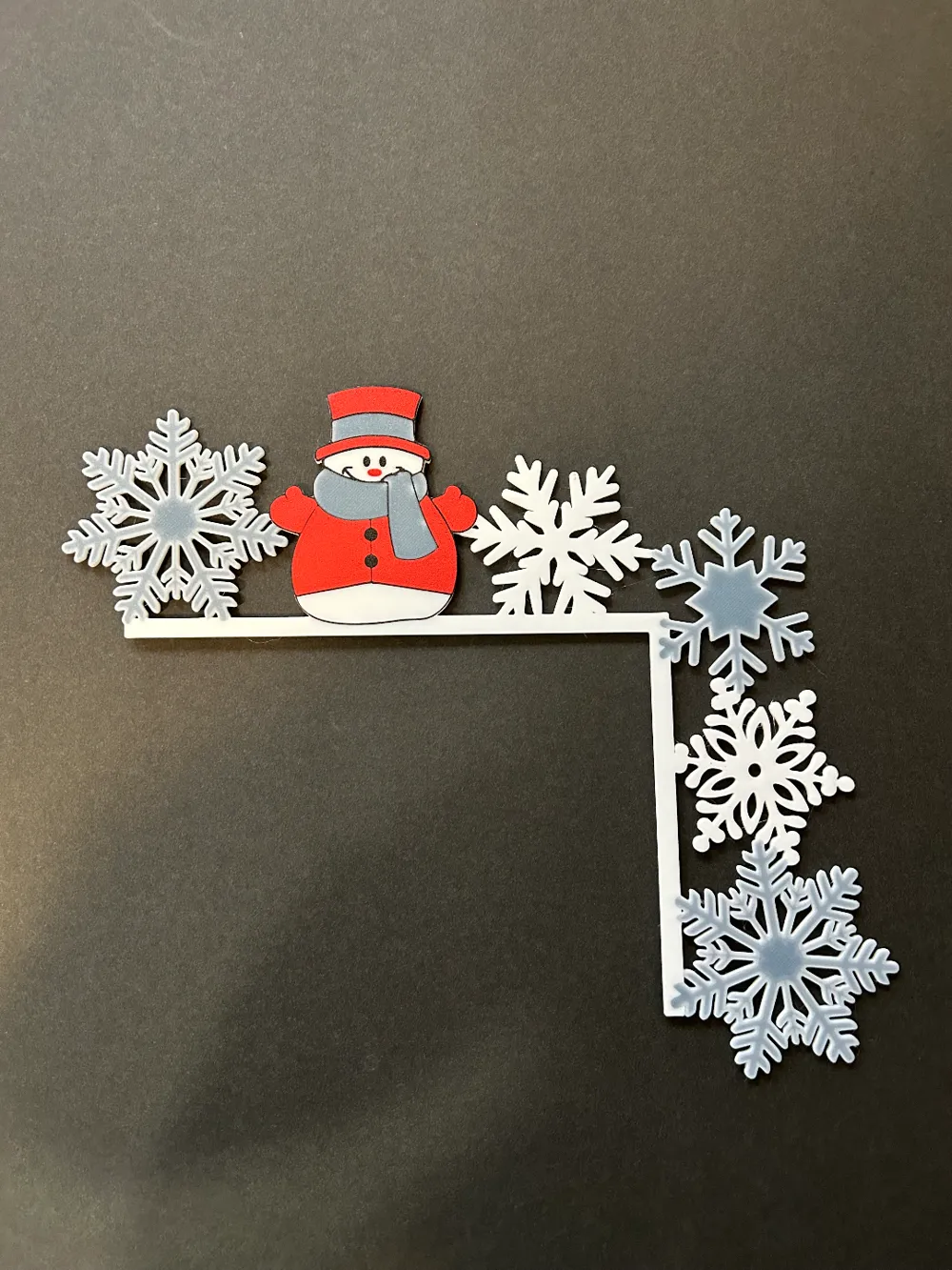 Christmas decoration corner snowmandec by Slowpoke's Workshop - MakerWorld