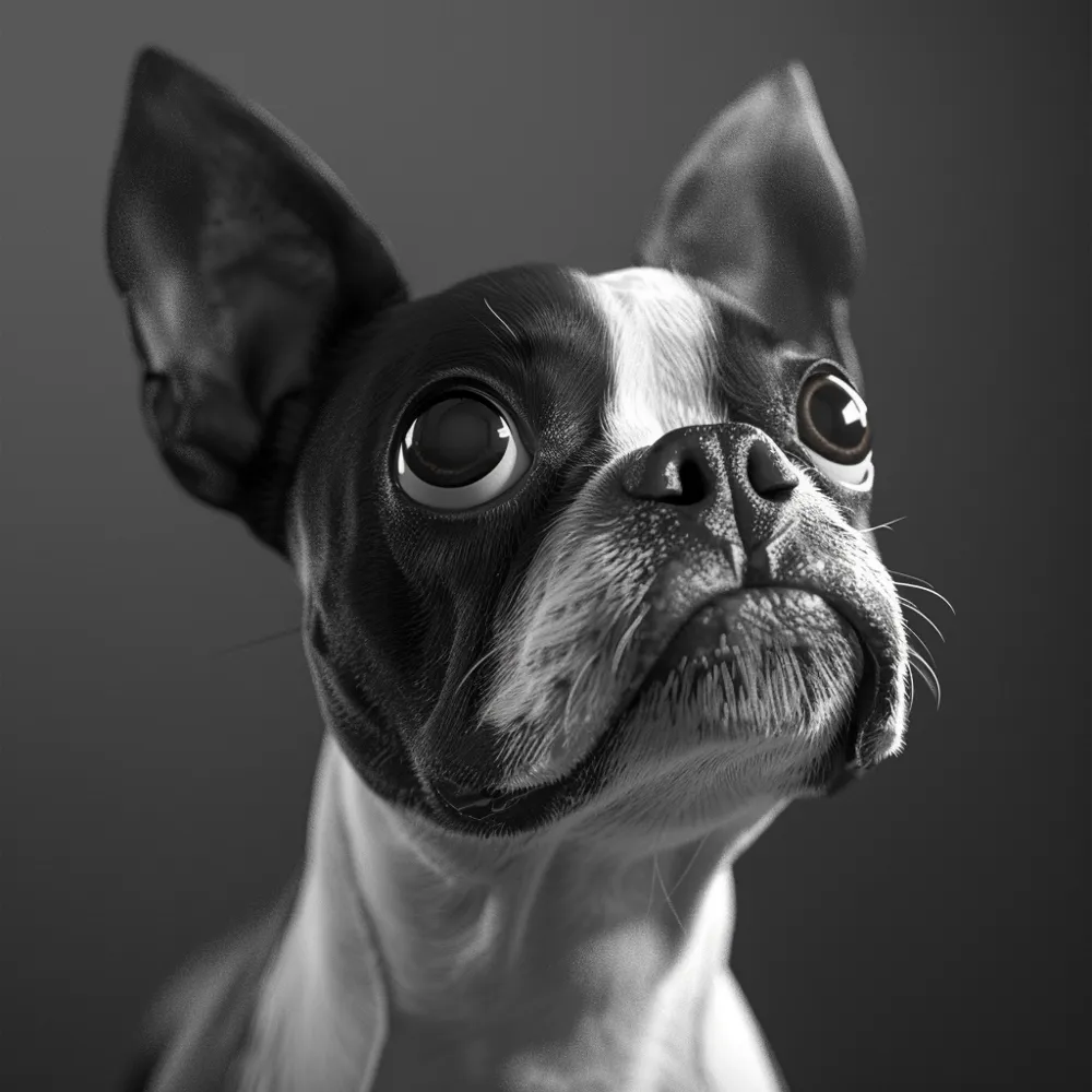 Boston Terrier - Hueforge by Jag_CDN - MakerWorld