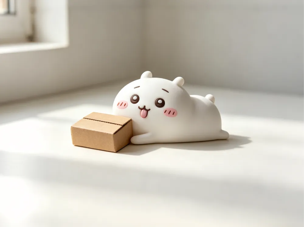 Chiikawa picking up express delivery - Chiikawa trendy play mystery box ...