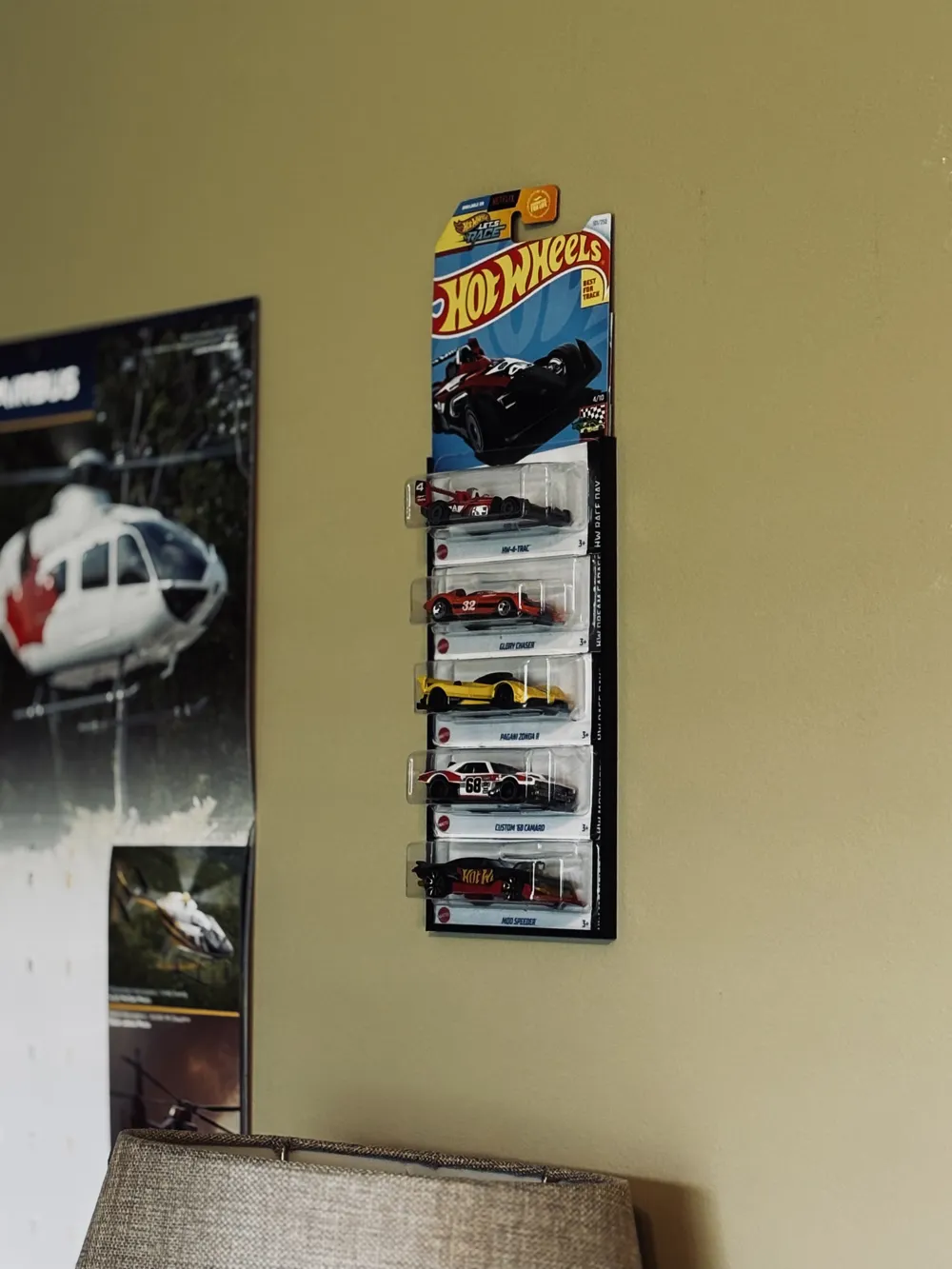 Wall Mounted Hot Wheels Display - Free 3D Print Model - MakerWorld