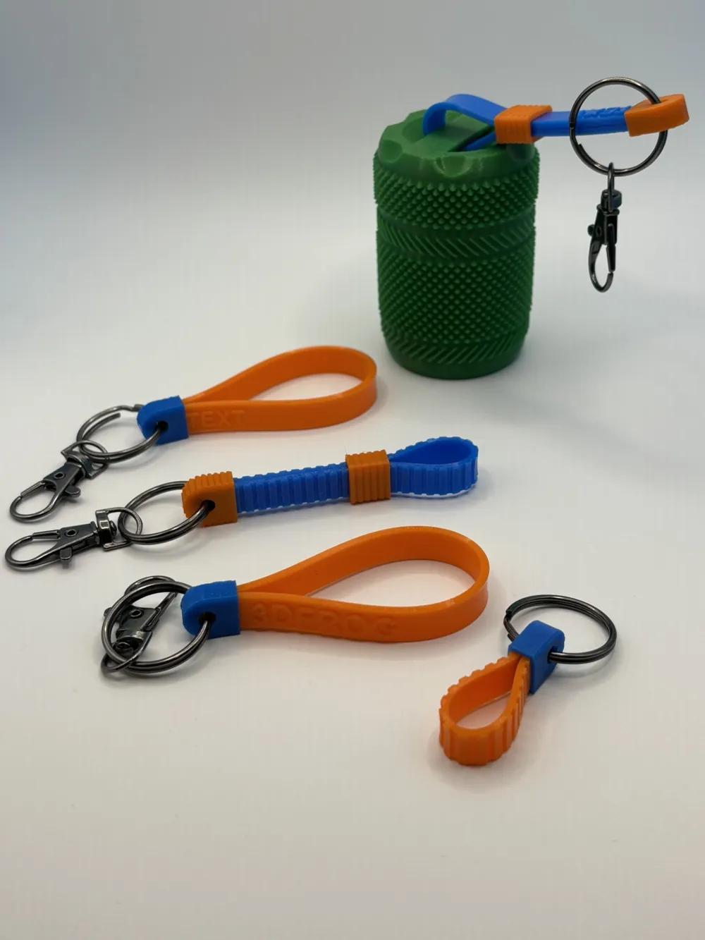 TPU Super Strong Keychain Loop Attachment - Free 3D Print Model ...
