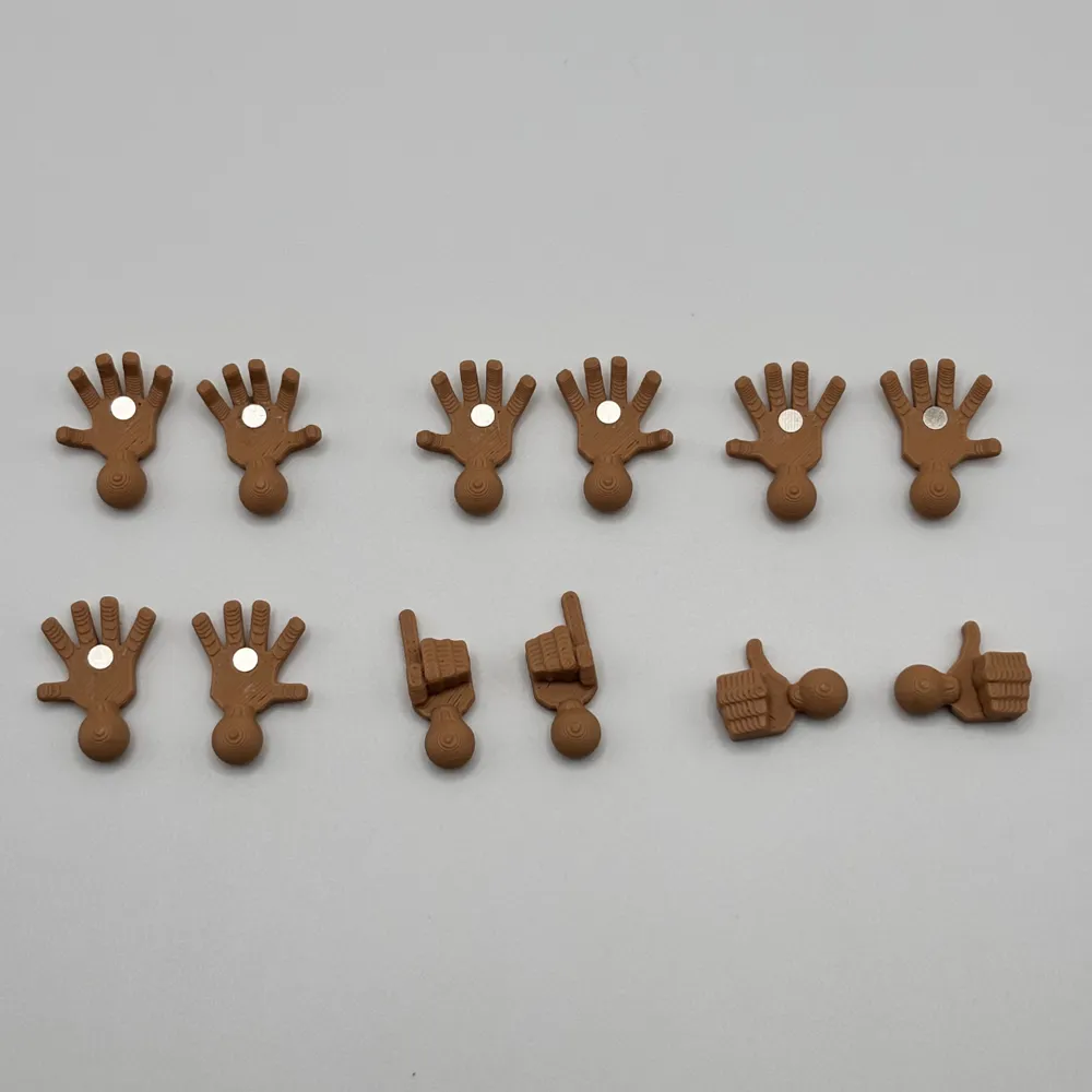 Magnetic Hands Pack - Origin-Zero Mecha - Free 3D Print Model - MakerWorld