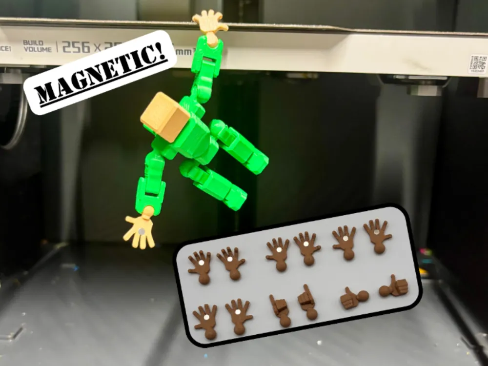 Magnetic Hands Pack - Origin-Zero Mecha - Free 3D Print Model - MakerWorld