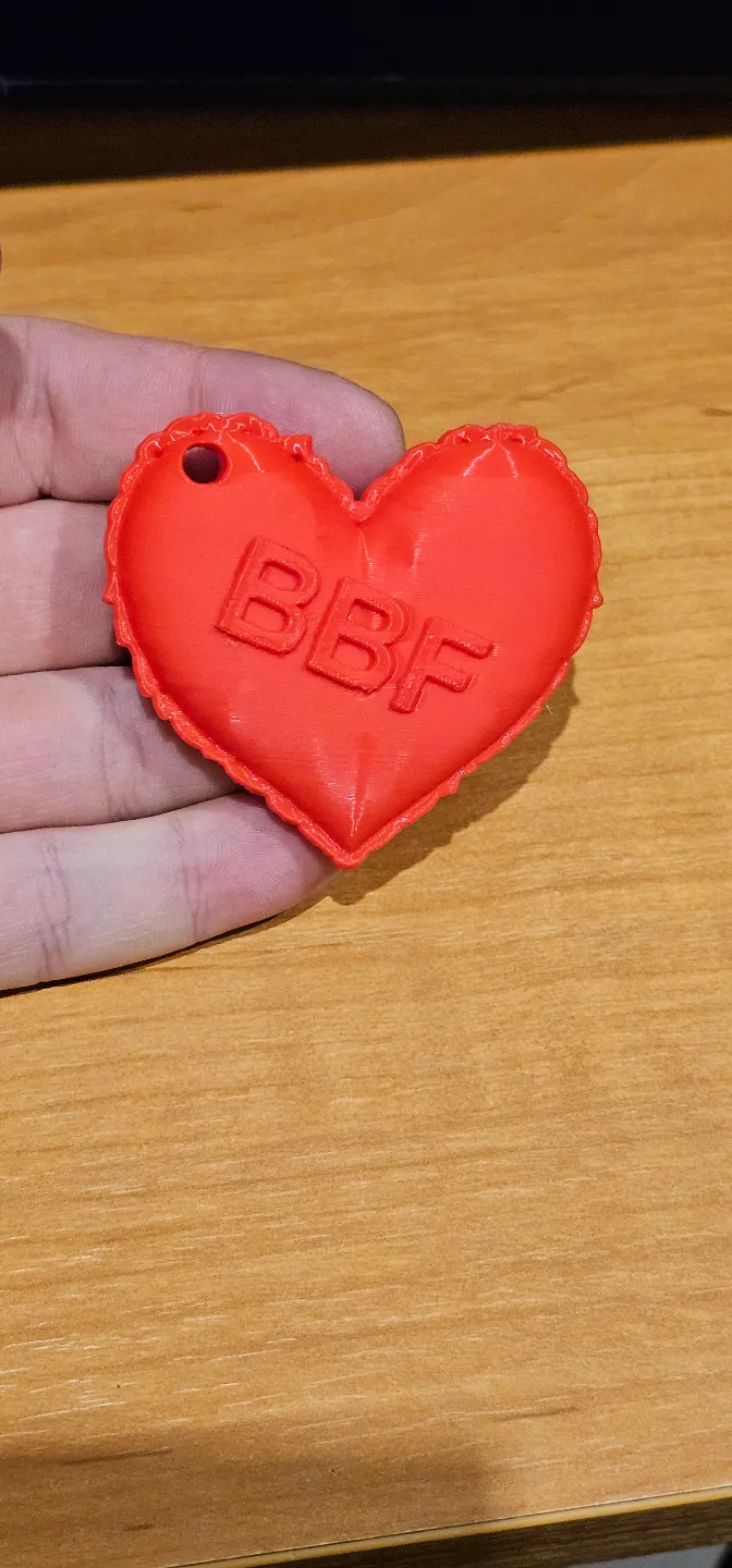 BBF Best Boyfriend heart keychain Valentine's Day by Emashi - MakerWorld
