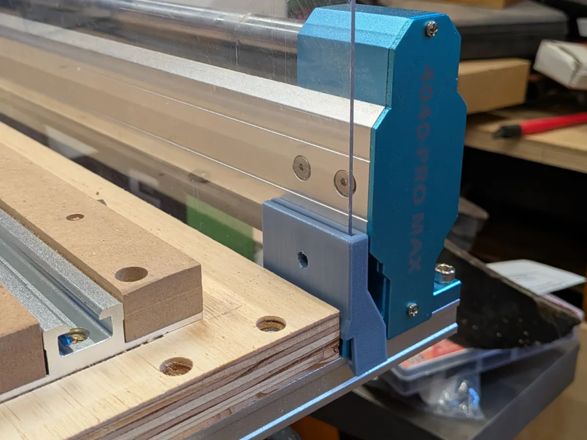 Genmitsu 4040 CNC Y Axis Dust Baffle Mounts (2mm) - Free 3D Print Model ...