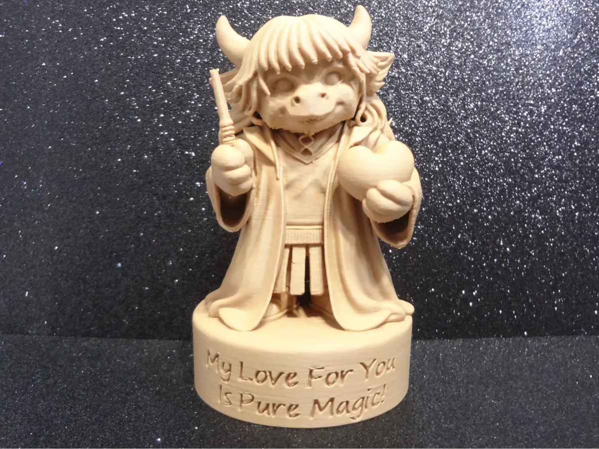 Highland Hug For Your Heart Collection Wizard Girl - Free 3D Print ...