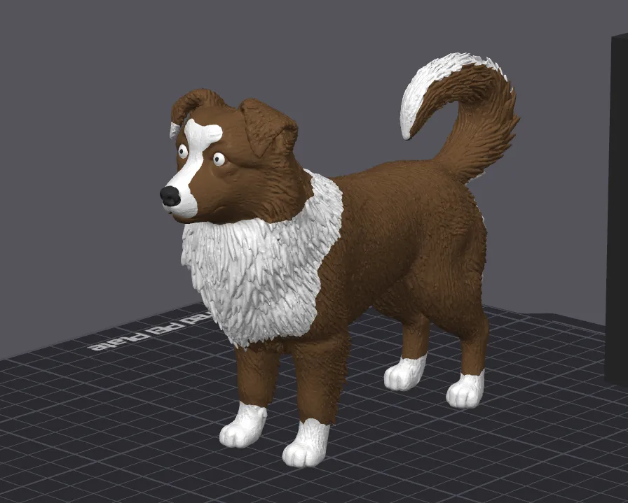 Australian Shepherd - With AMS - Dog 3D Model - Free 3D Print Model ...
