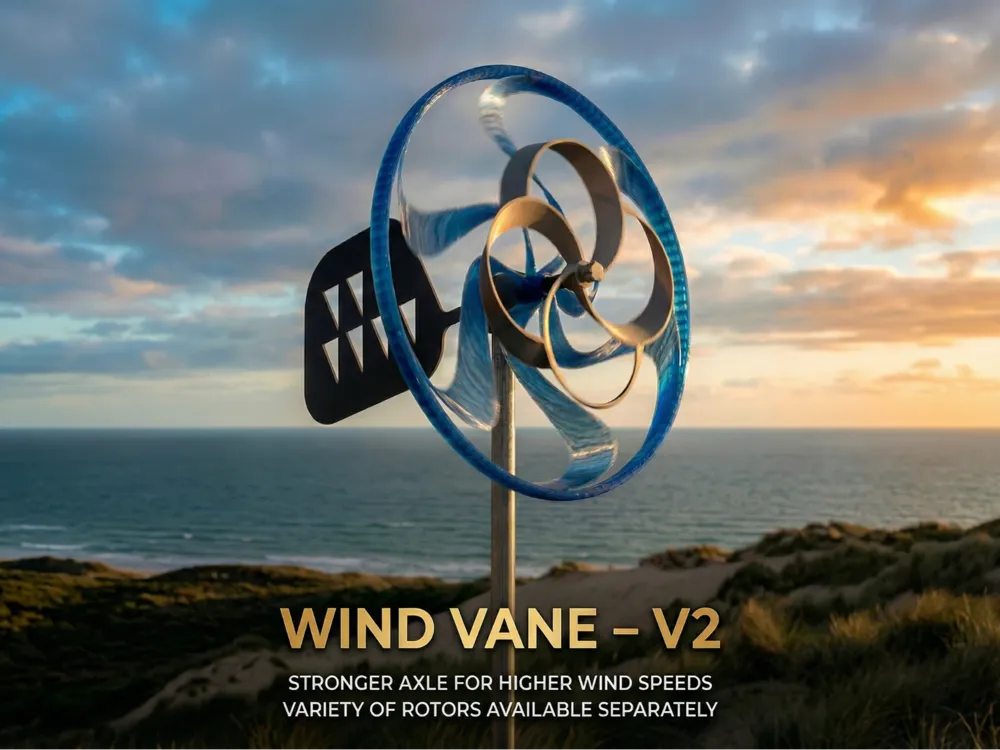 Windmill/wind vane (various rotors) - Free 3D Print Model - MakerWorld