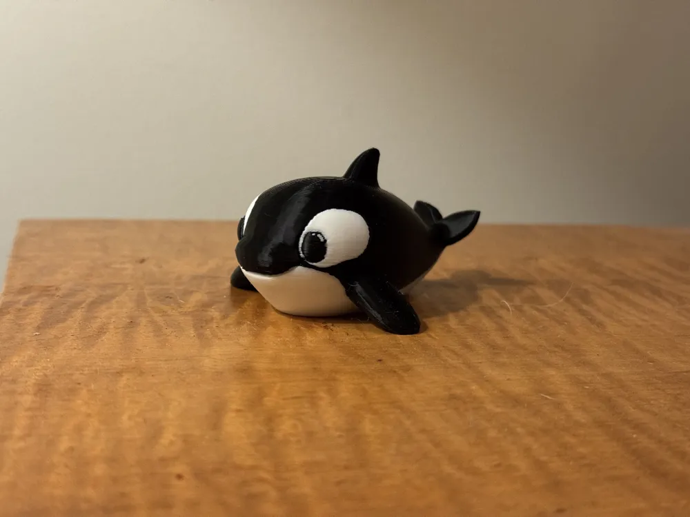 Cute Orca Toy - Multicolor Print - Free 3D Print Model - MakerWorld