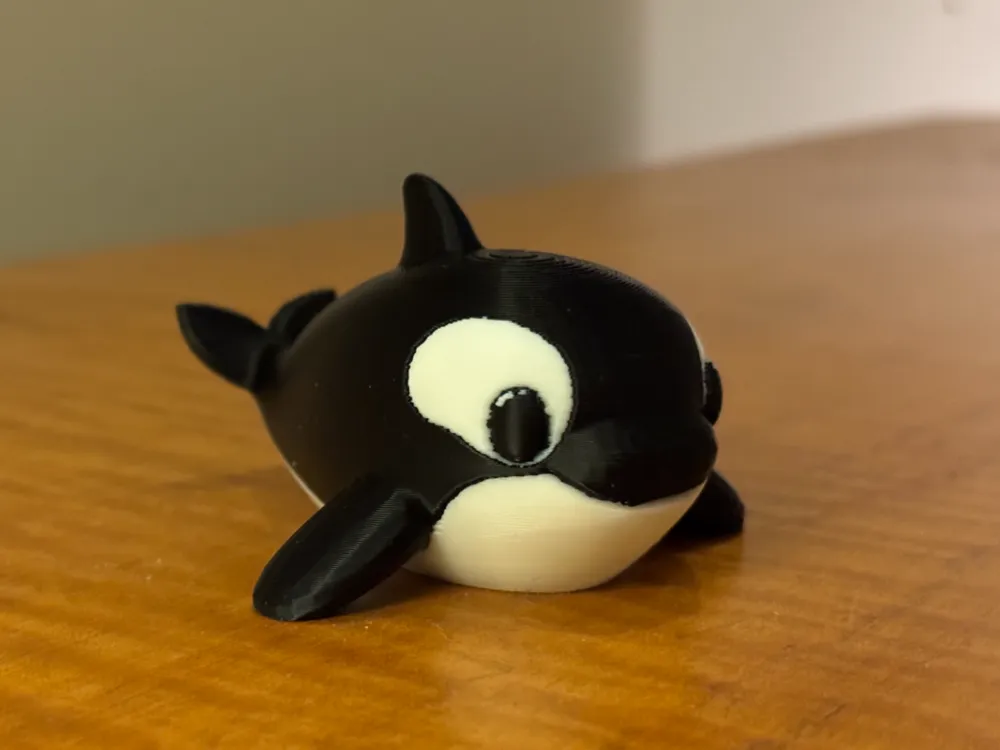 Cute Orca Toy - Multicolor Print - Free 3D Print Model - MakerWorld