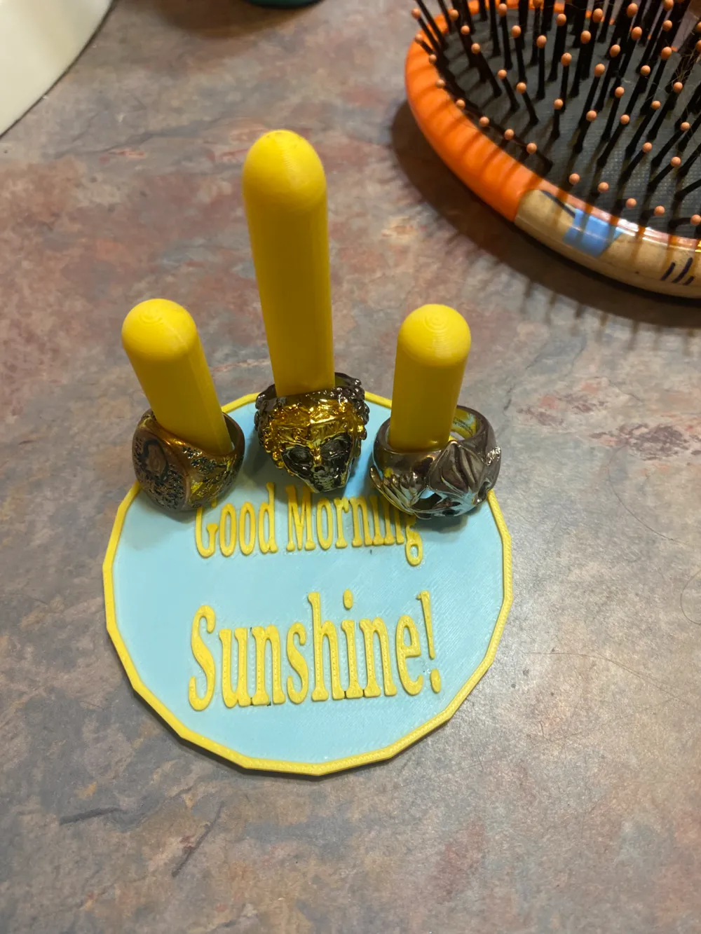 Good Morning Ring Holder by Sandpoint Station - MakerWorld