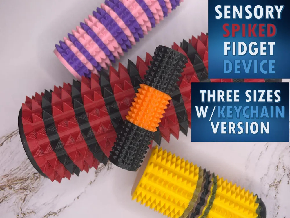 Sensory Stimulating Fidget w/Spikes by Dave'sPrints MakerWorld ...