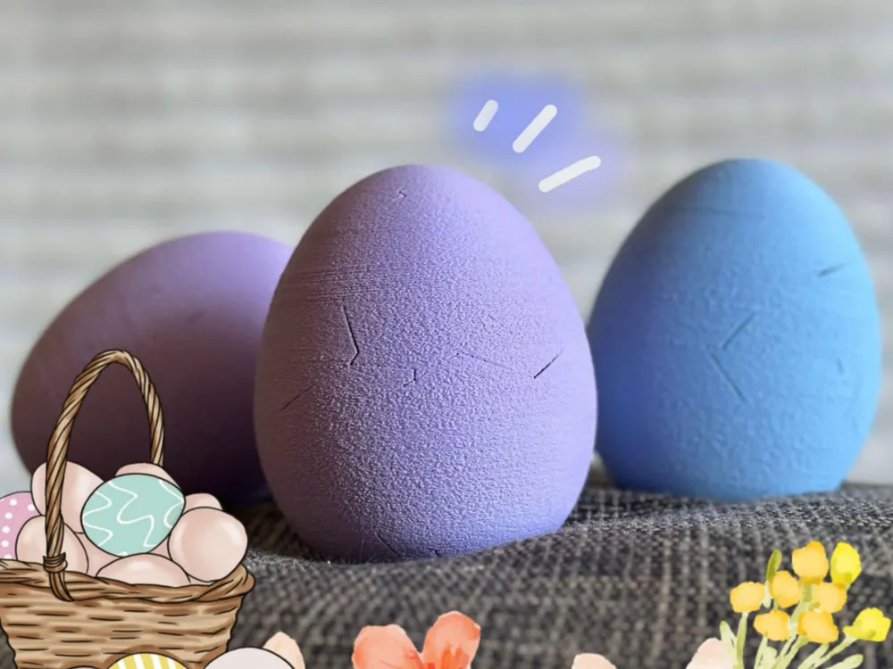 Break it! Easily breakable surprise egg* by 3Design C MakerWorld: Download Free 3D Models
