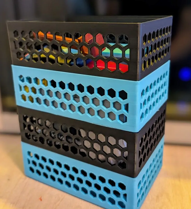 Simple stacking basket by bampoo - MakerWorld