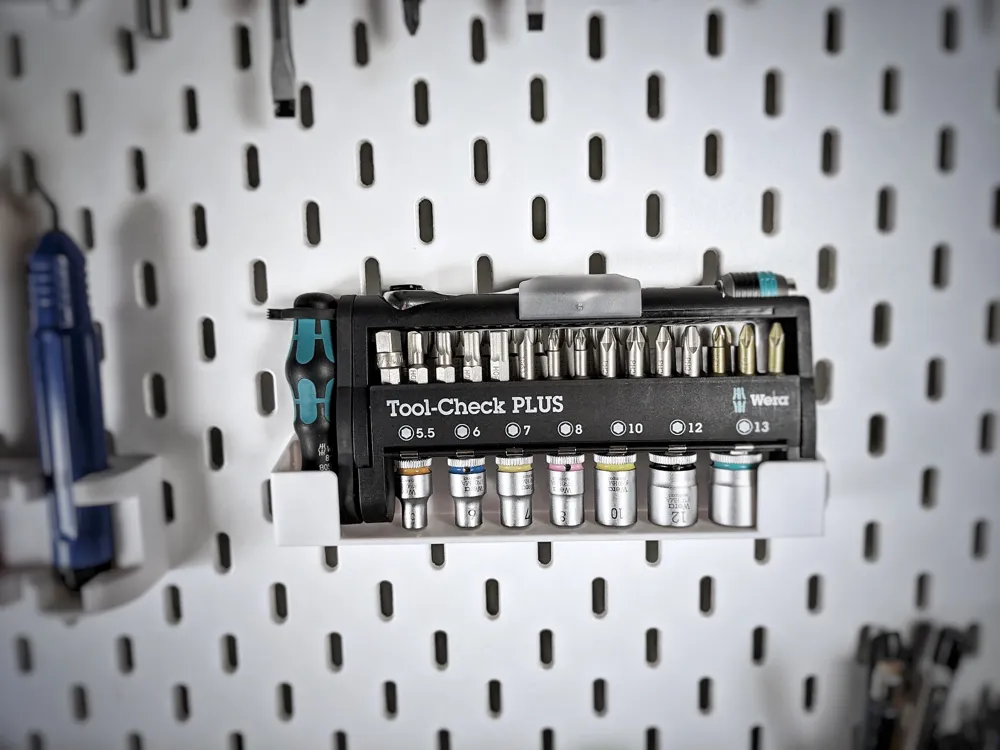 WERA Tool-Check PLUS holder for Skadis pegboard by zomb - MakerWorld