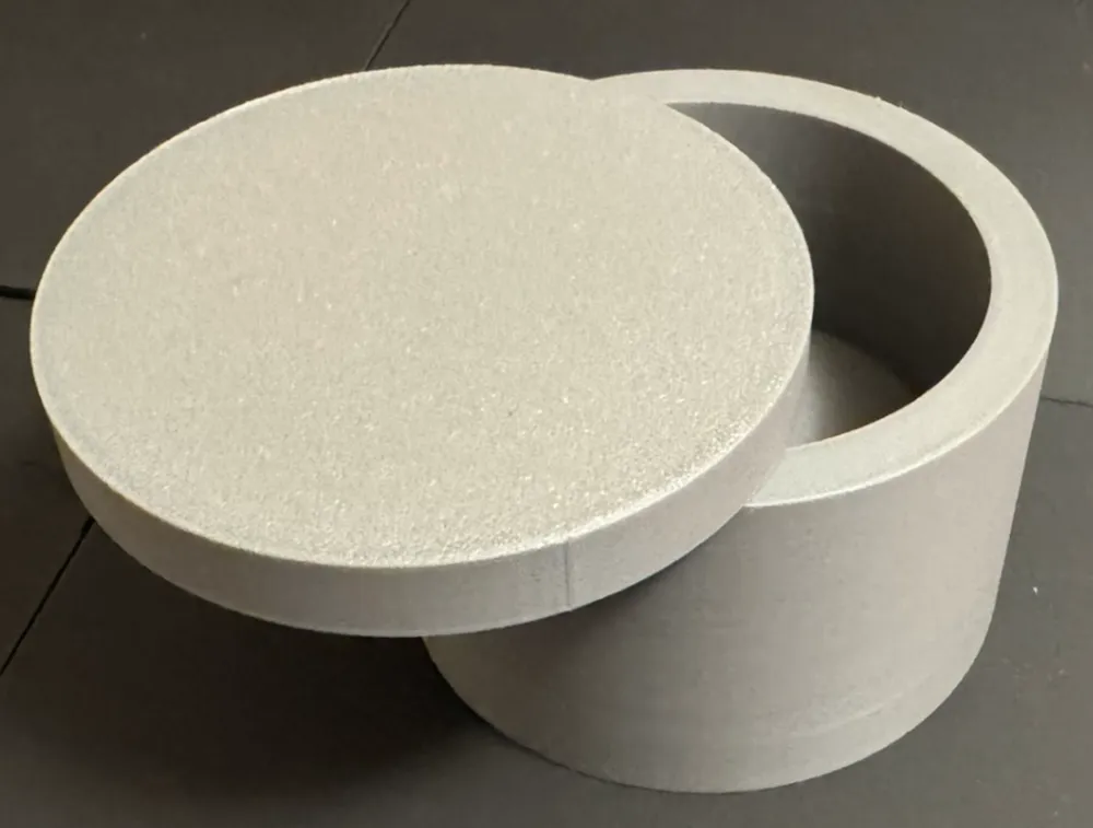Minimalist Circular Storage Box with Matching Lid by Novera Studio ...