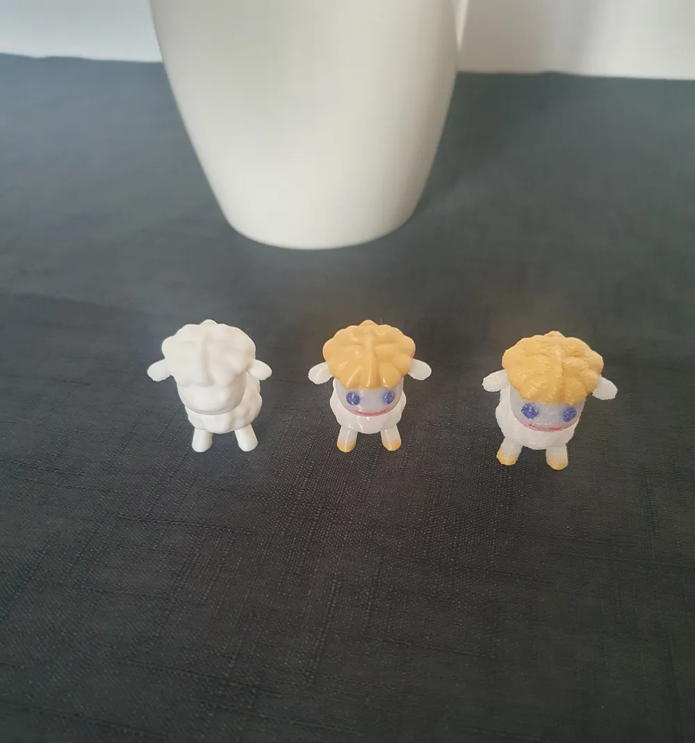 Boris The Sheep - Keyring - Keychain or toy - Free 3D Print Model ...