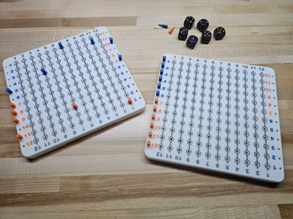 12x12 Dice Game - Free 3D Print Model - MakerWorld