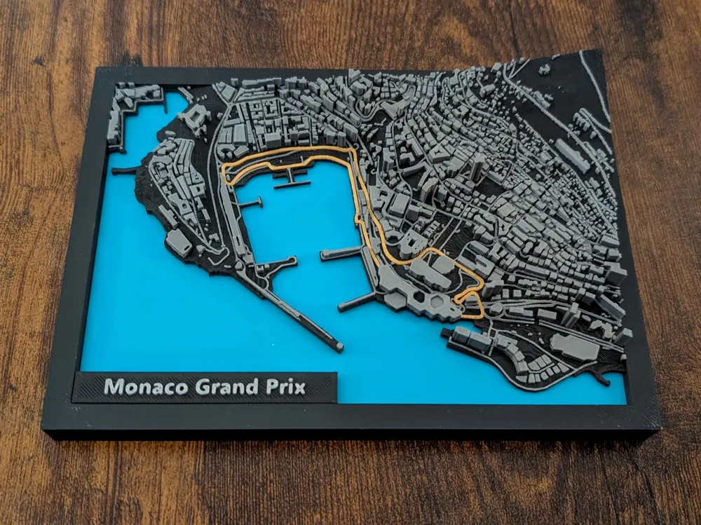 Monaco 3D Miniature v2 - Free 3D Print Model - MakerWorld