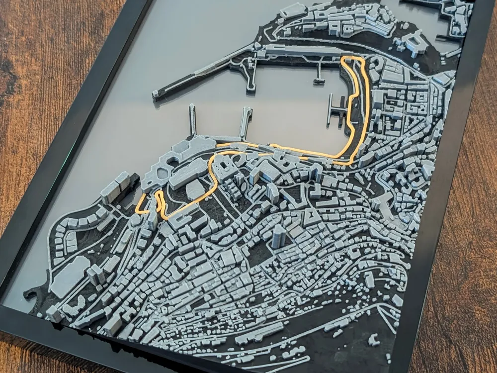 Miniatura 3D de Mônaco v2 por jarvizar MakerWorld: Baixe modelos 3D ...