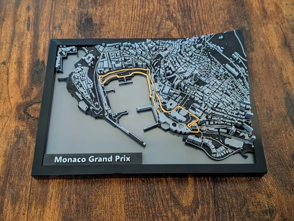 Monaco 3D Miniature v2 - Free 3D Print Model - MakerWorld