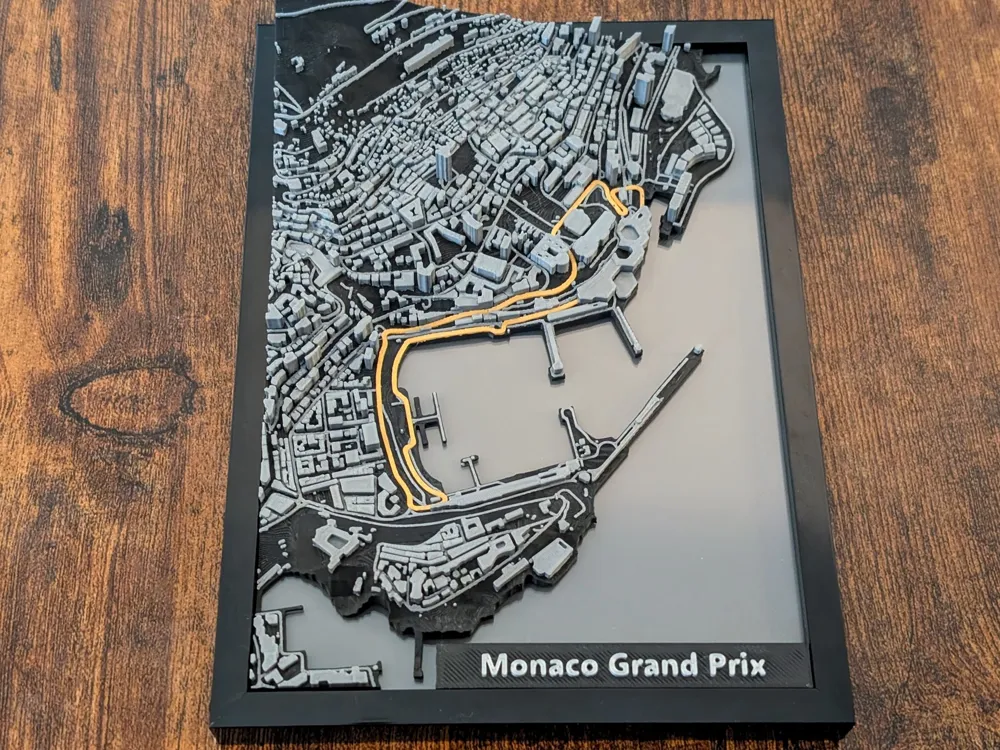 Miniatura 3D de Mônaco v2 por jarvizar MakerWorld: Baixe modelos 3D ...