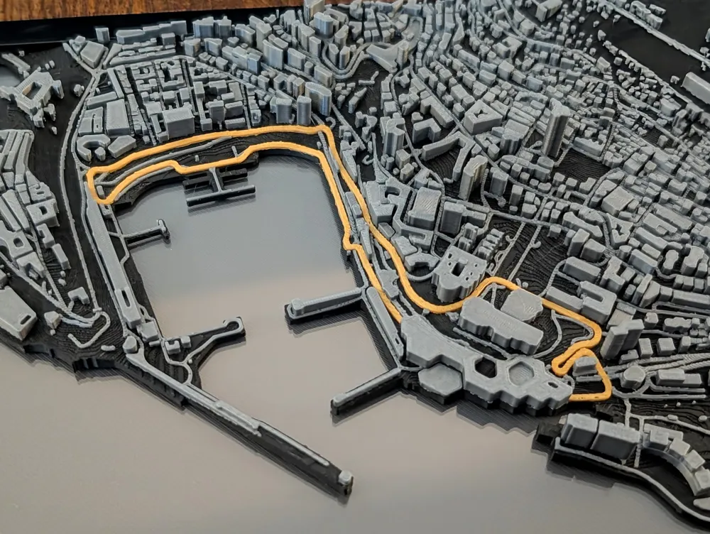 Monaco 3D-Miniatur v2 – Kostenloses 3D-Druckmodell – MakerWorld